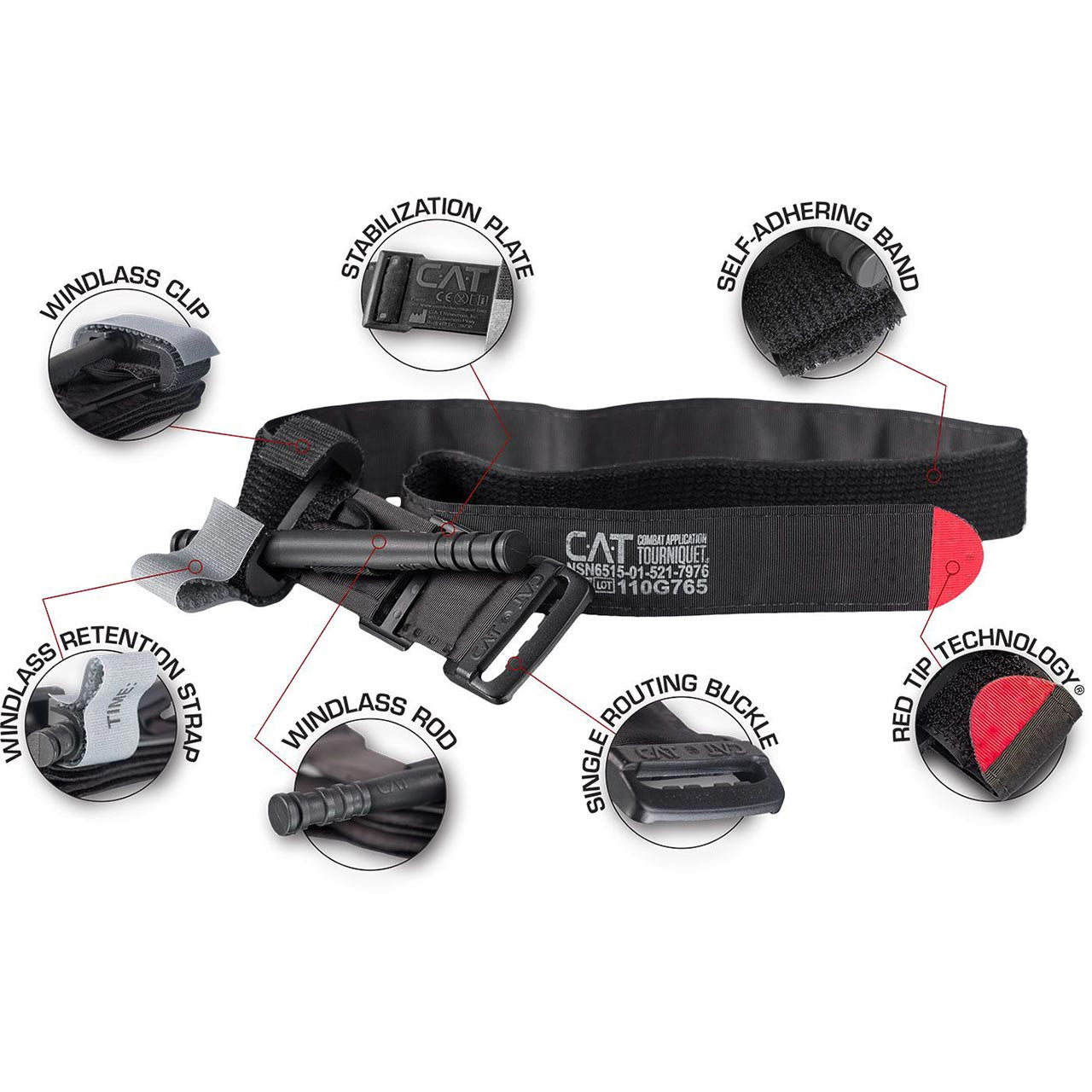 Combat Application Tourniquet Gen 7 | CAT Tourniquet | RE – Rescue ...